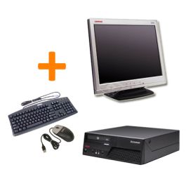IBM Lenovo ThinkCentre M55 + Ecran TFT 15" - Ordinateur bureau occasion ...