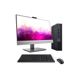 PC avec écran HP E243M reconditionné Dell Optiplex 3070 Micro + 24 ...